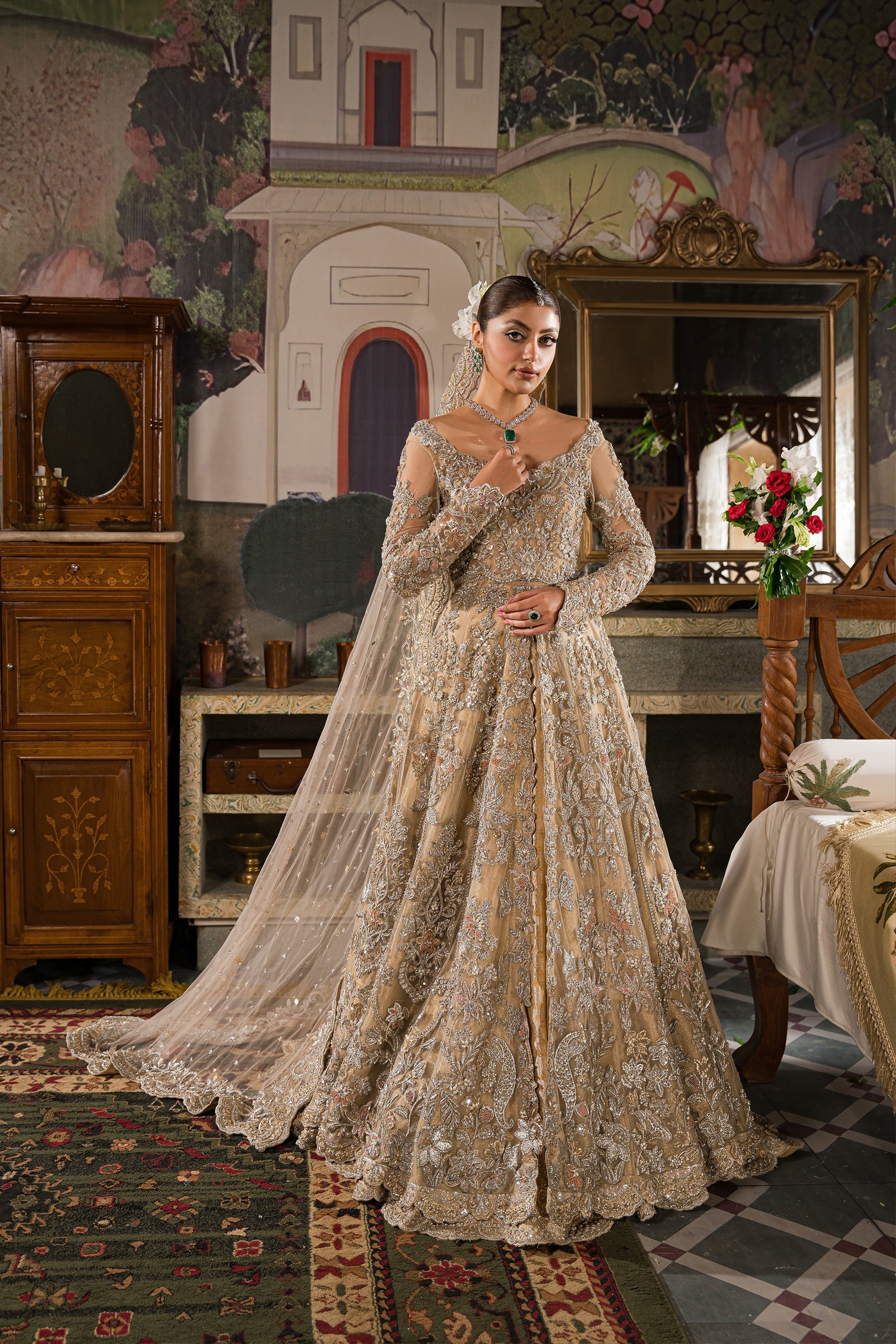 Grand Champagne Bridal Gown (BR-01) – UY Collection